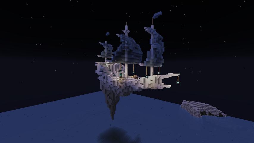 Small Futuristic Ship (VOC Inspired) Minecraft Map
