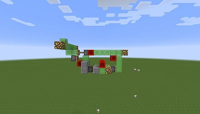 Flying machine in minecraft [WORKS 14w18a-b] Minecraft Project