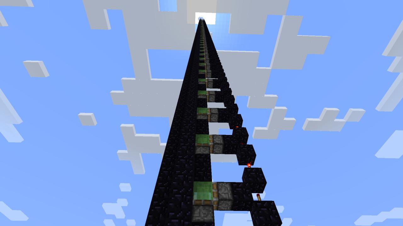 Slime Block Elevator (FAST) Minecraft Map