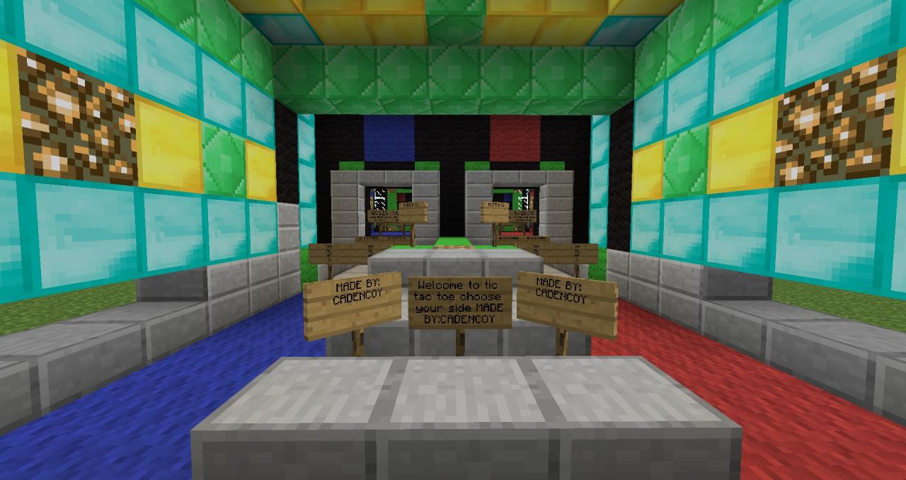 Tic Tac Toe Minecraft Map