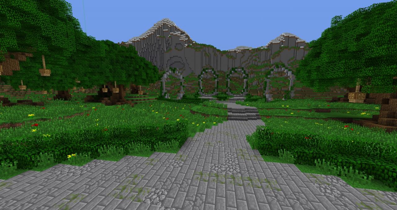 RPG biome/spawn Minecraft Map