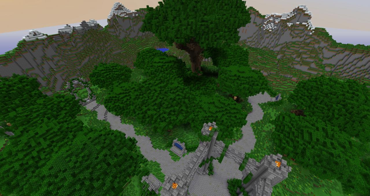 RPG biome/spawn Minecraft Map