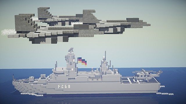 Korvette K-130 (german navy) Minecraft Map