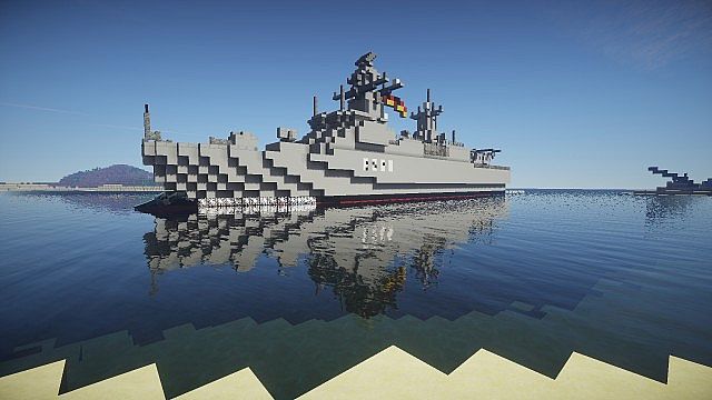 Korvette K-130 (german navy) Minecraft Map