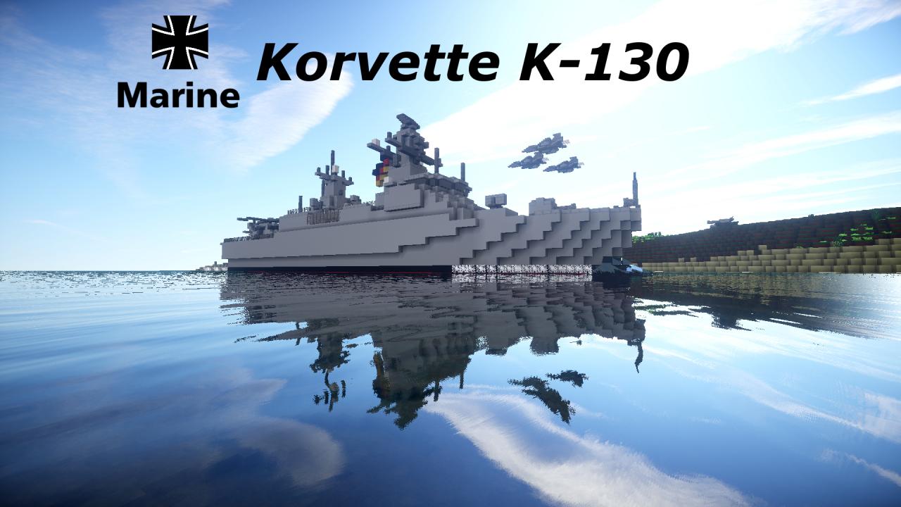 Korvette K-130 (german navy) Minecraft Map