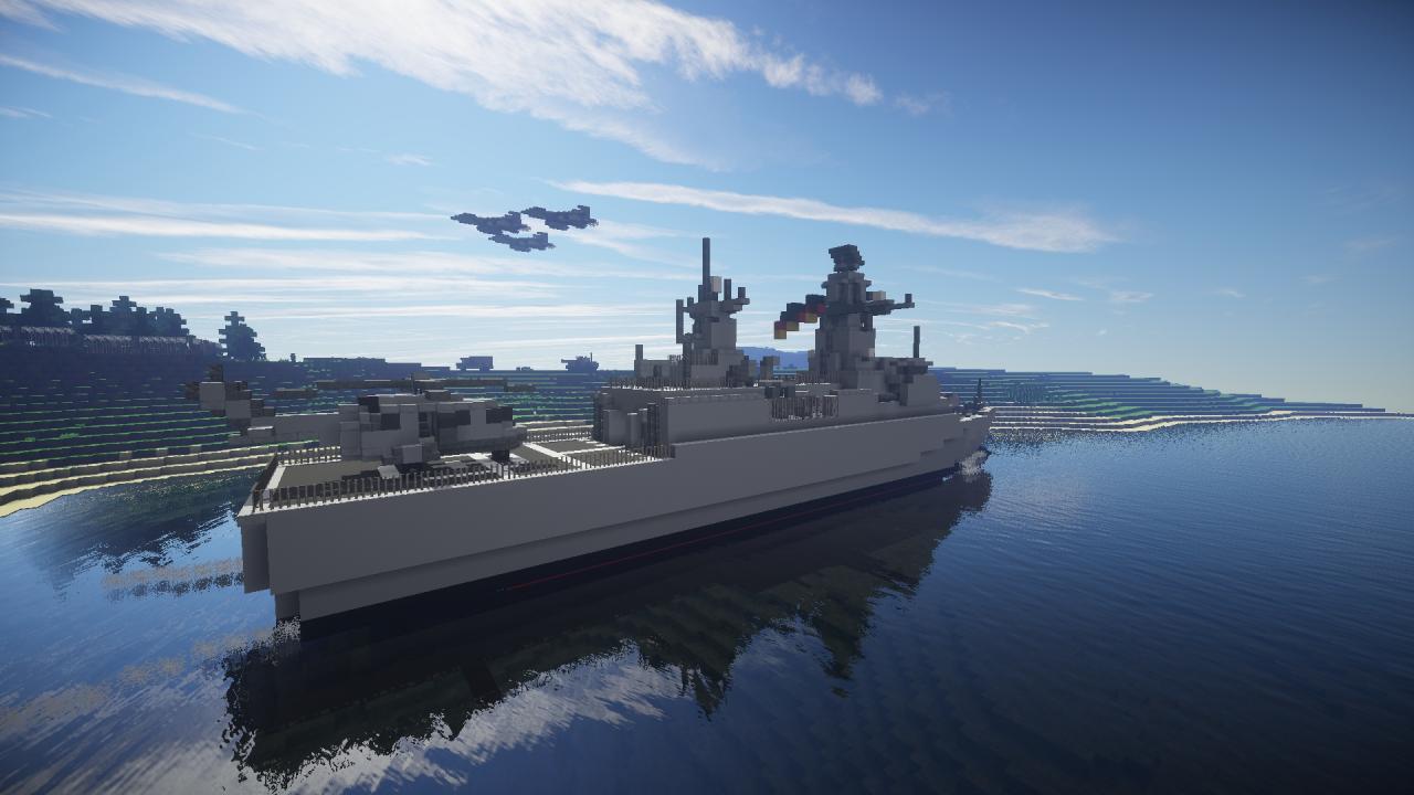 Korvette K-130 (german navy) Minecraft Map