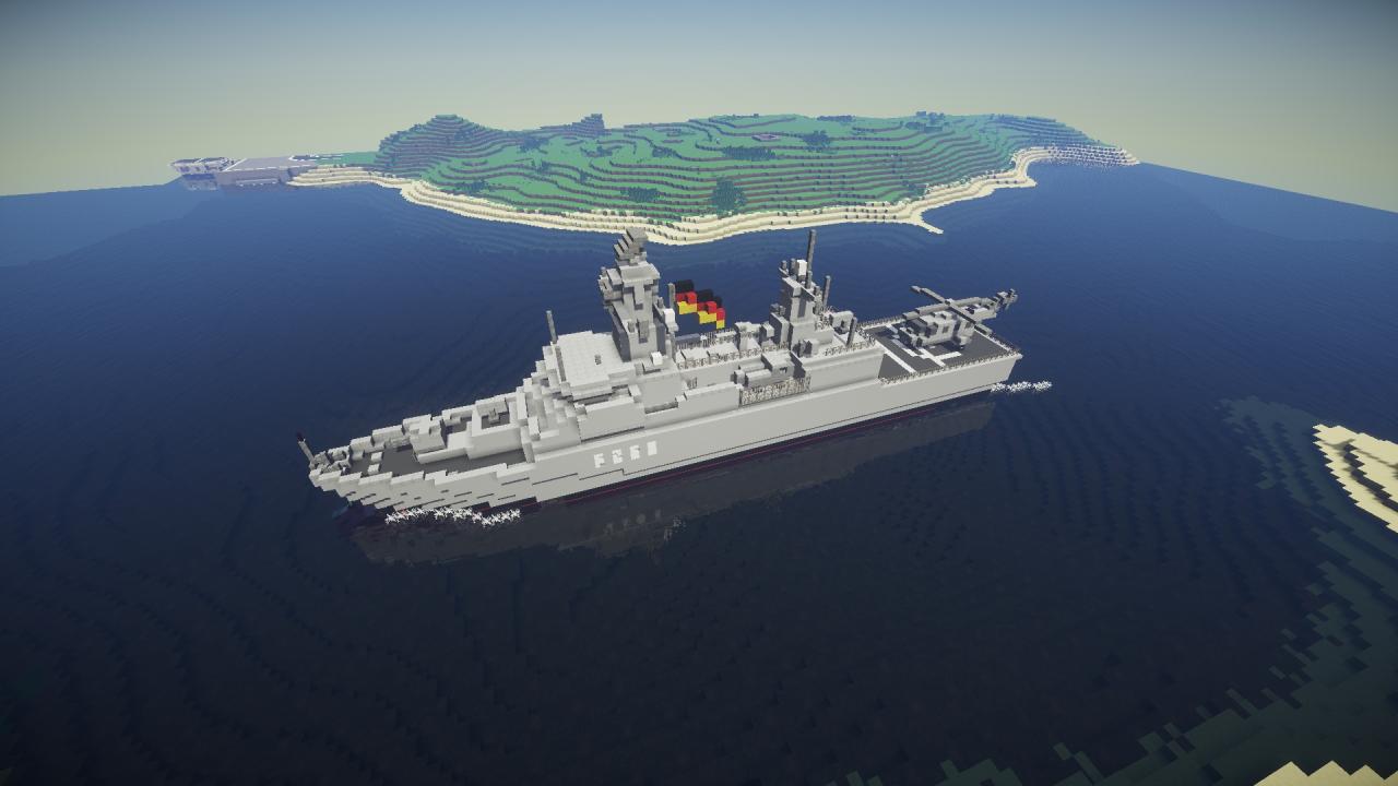 Korvette K-130 (german navy) Minecraft Map