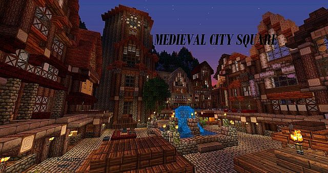 Medieval City Square Minecraft Map