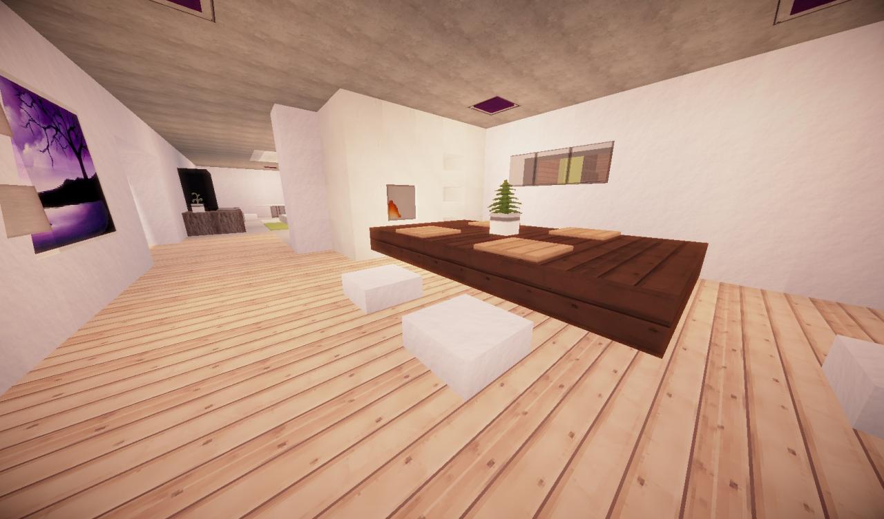 With Light | Modern House Minecraft Map