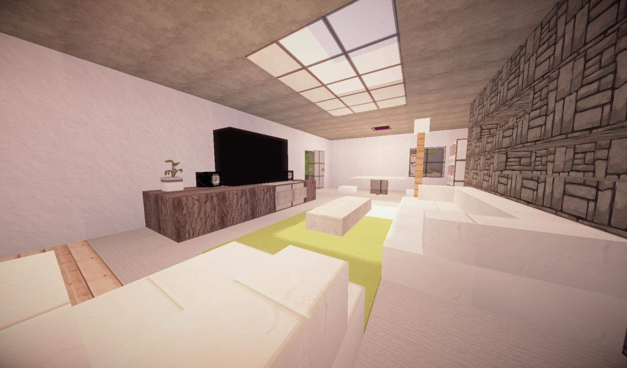 With Light | Modern House Minecraft Map