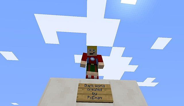 Blank World Minecraft Map