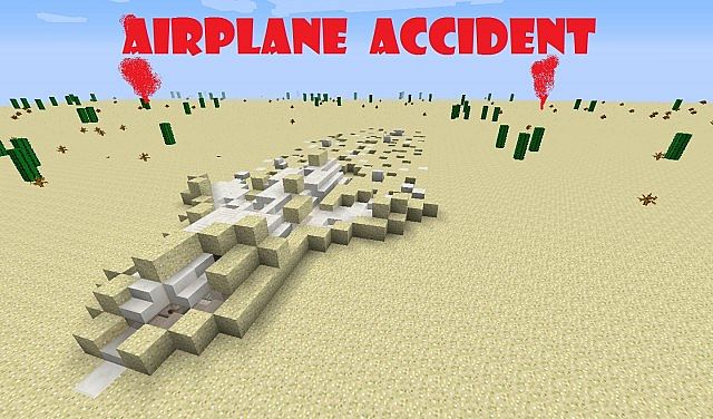 Airplane Accident Minecraft Map