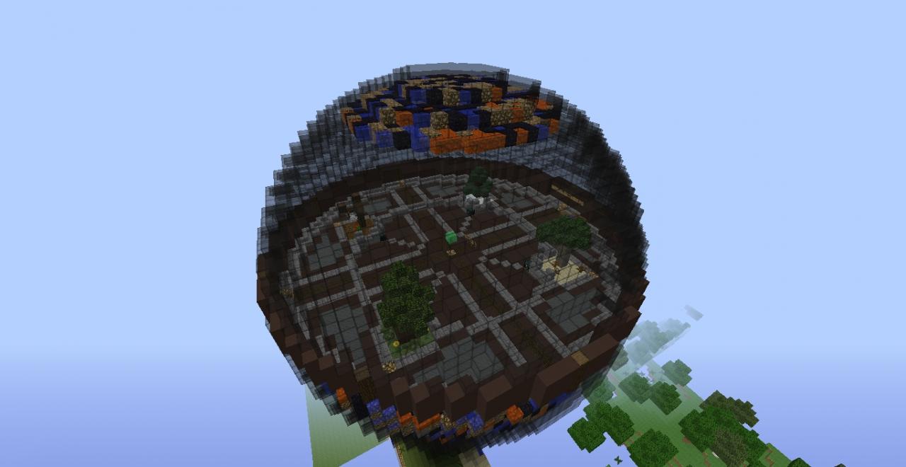 My server's spawn Minecraft Map
