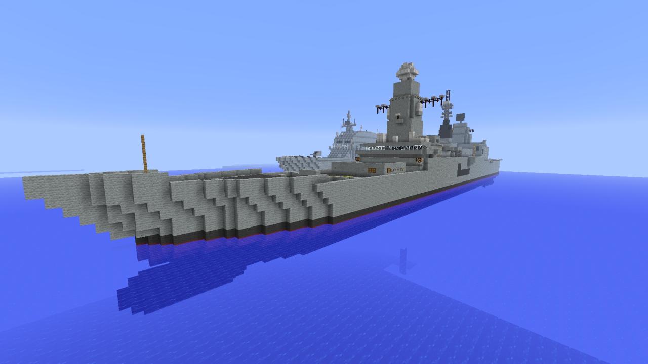 Type 45 Daring-Class Destroyer [1:1 Scale] Minecraft Map