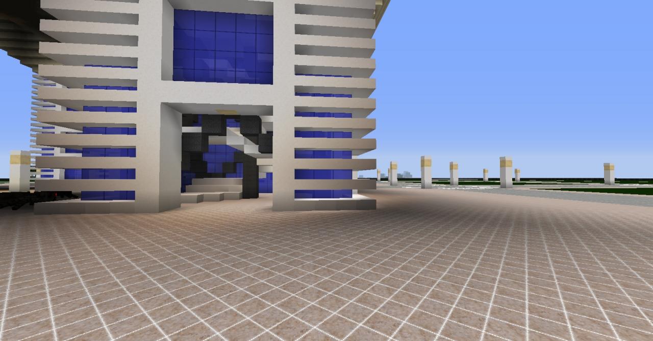 Futuristic Society Capitol Building Pyramids Minecraft Map