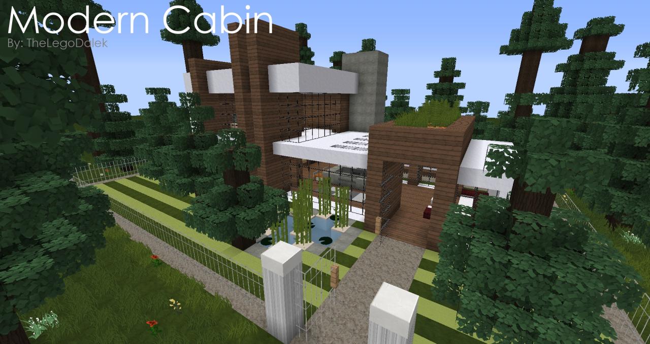 Modern Cabin Minecraft Map