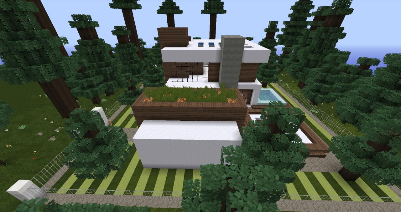 Modern Cabin Minecraft Map
