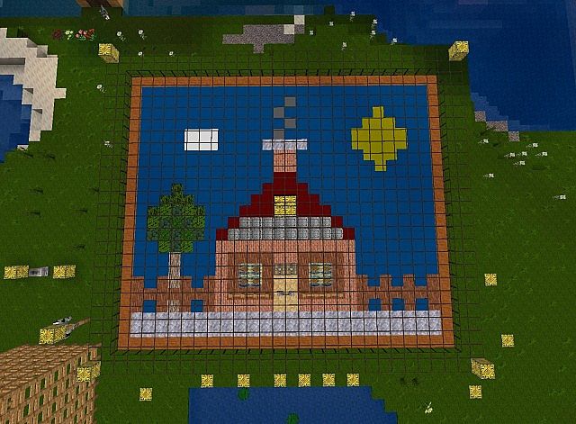 2D Bild Minecraft Map
