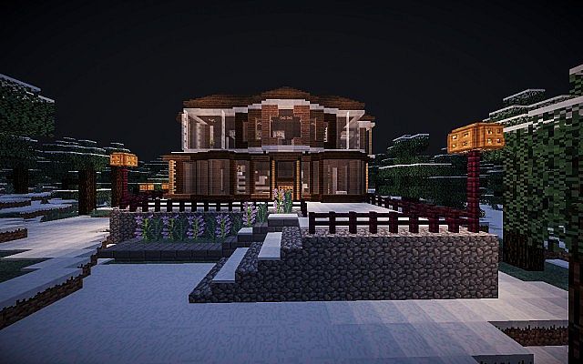 Winter House Minecraft Map