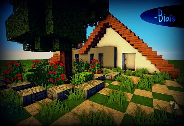 Biaïs | A-Frame house Minecraft Map