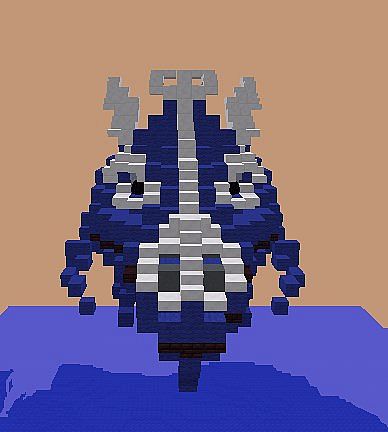 Dragon head Minecraft Map