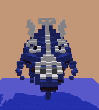 Dragon head Minecraft Map