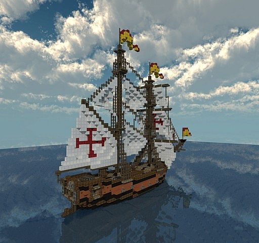 Spanish Brigantine: El Cazador Minecraft Map
