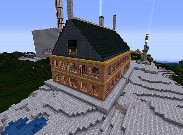 Fabrik Gebäude Minecraft Map