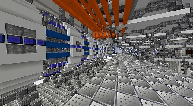 Edinburgh-class Starship w/ holographic textures Minecraft Map