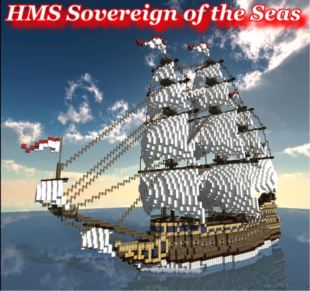 100 Sub Special: HMS Sovereign of the Seas Minecraft Map