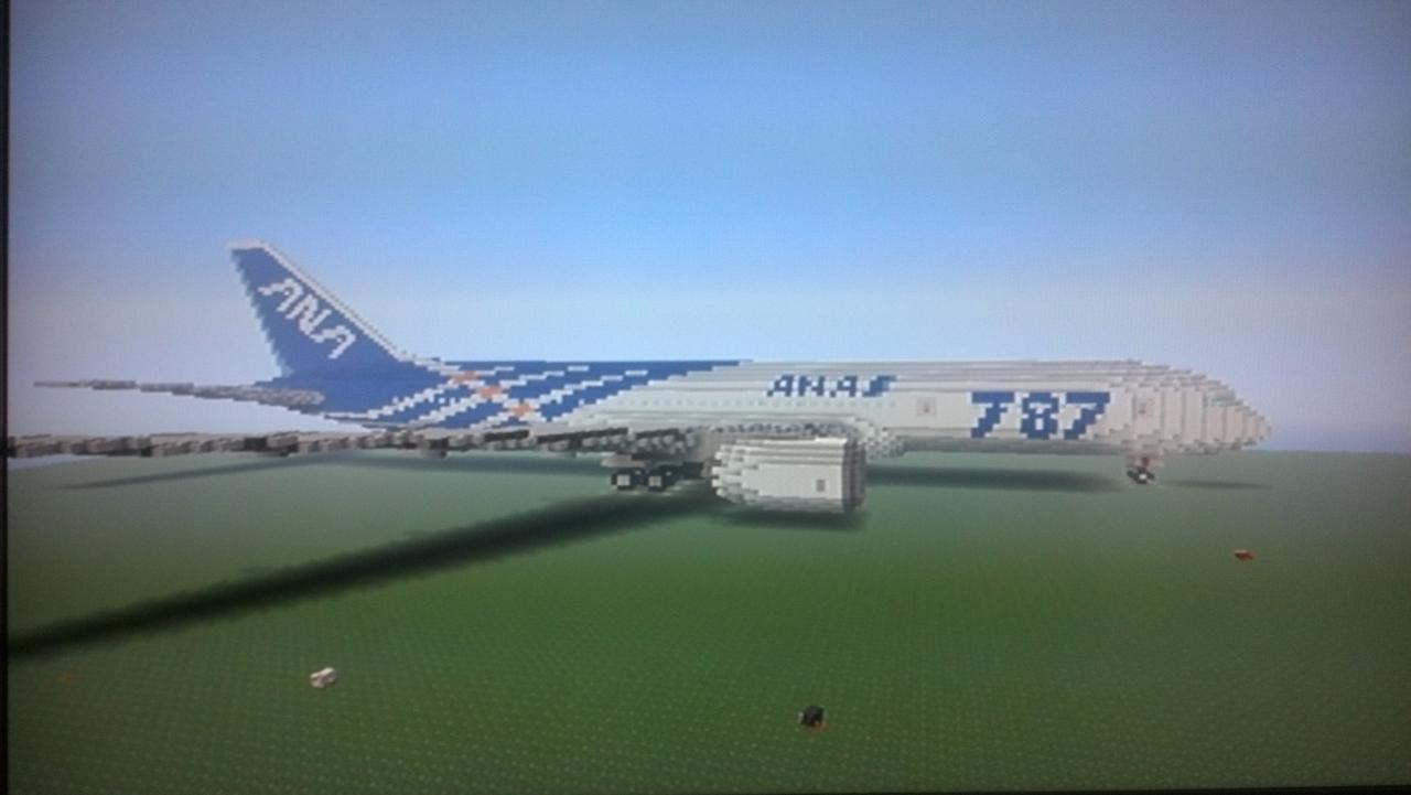 Boeing 787-8 Dreamliner (All Nippon Airways) Minecraft Map