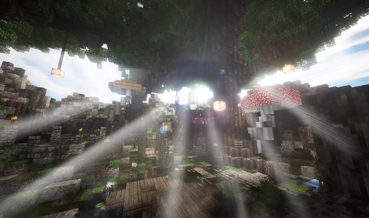 Wood Elf Environmental Build! Minecraft Map