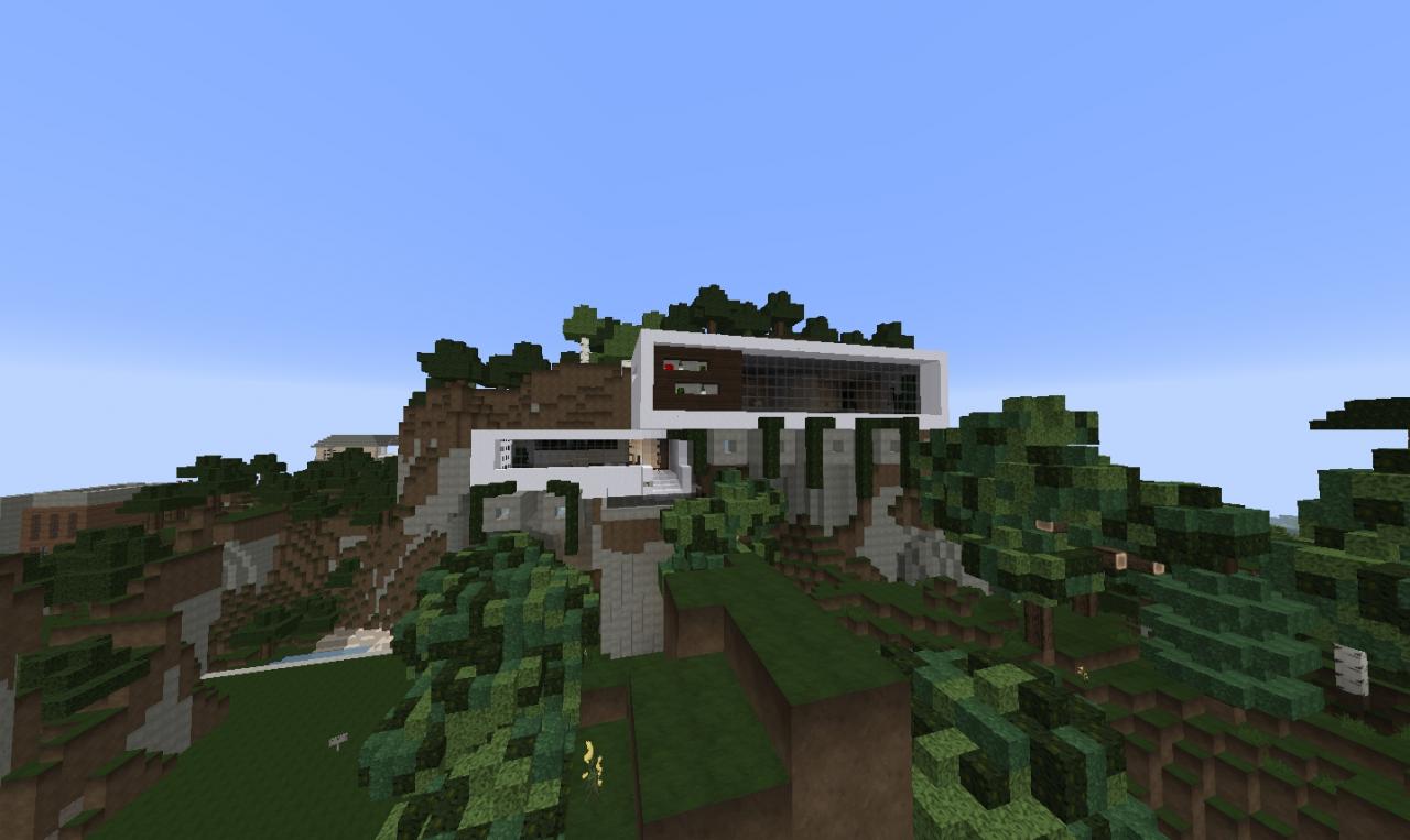 -Decorus -Minimalistic Modern Mountain House [MCF] Minecraft Map