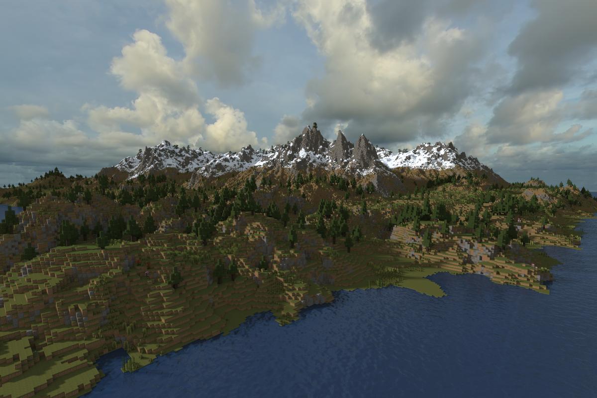 [Realistic custom terrain] Northern landscape Minecraft Map