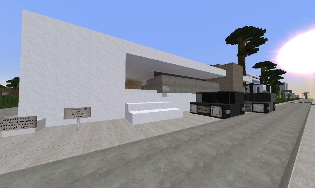 -Qualitas -Minimalistic Modern House [MCF] Minecraft Map