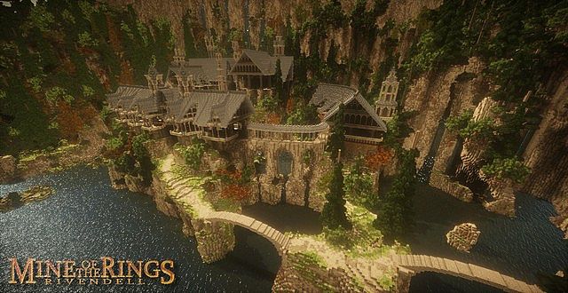 Mine of the Rings: Rivendell Minecraft Map
