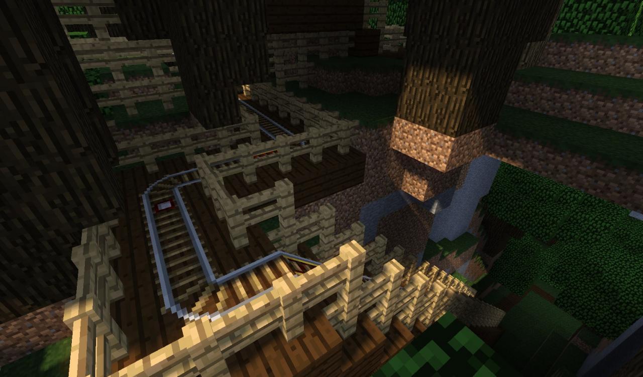 New Epic Rollercoaster!! Minecraft Map