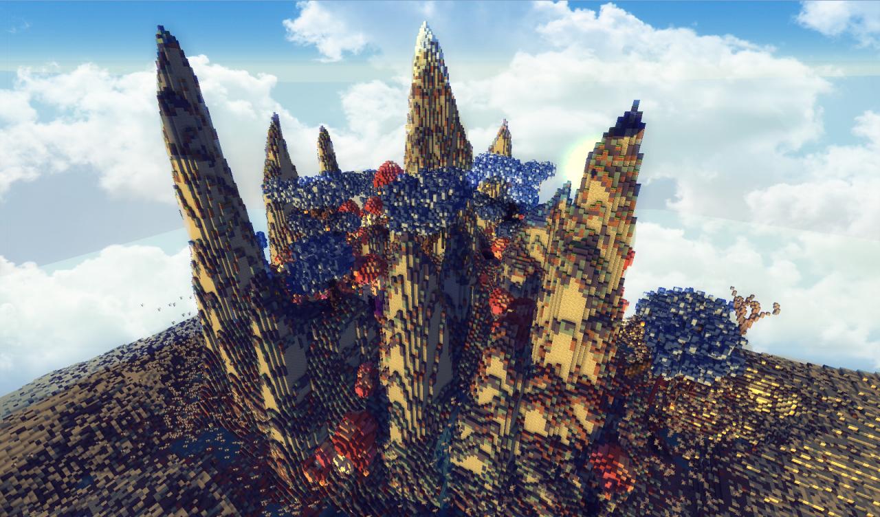 Sleeping Peaks Minecraft Map