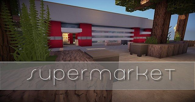 Modern Supermarket / Mini-market Minecraft Map