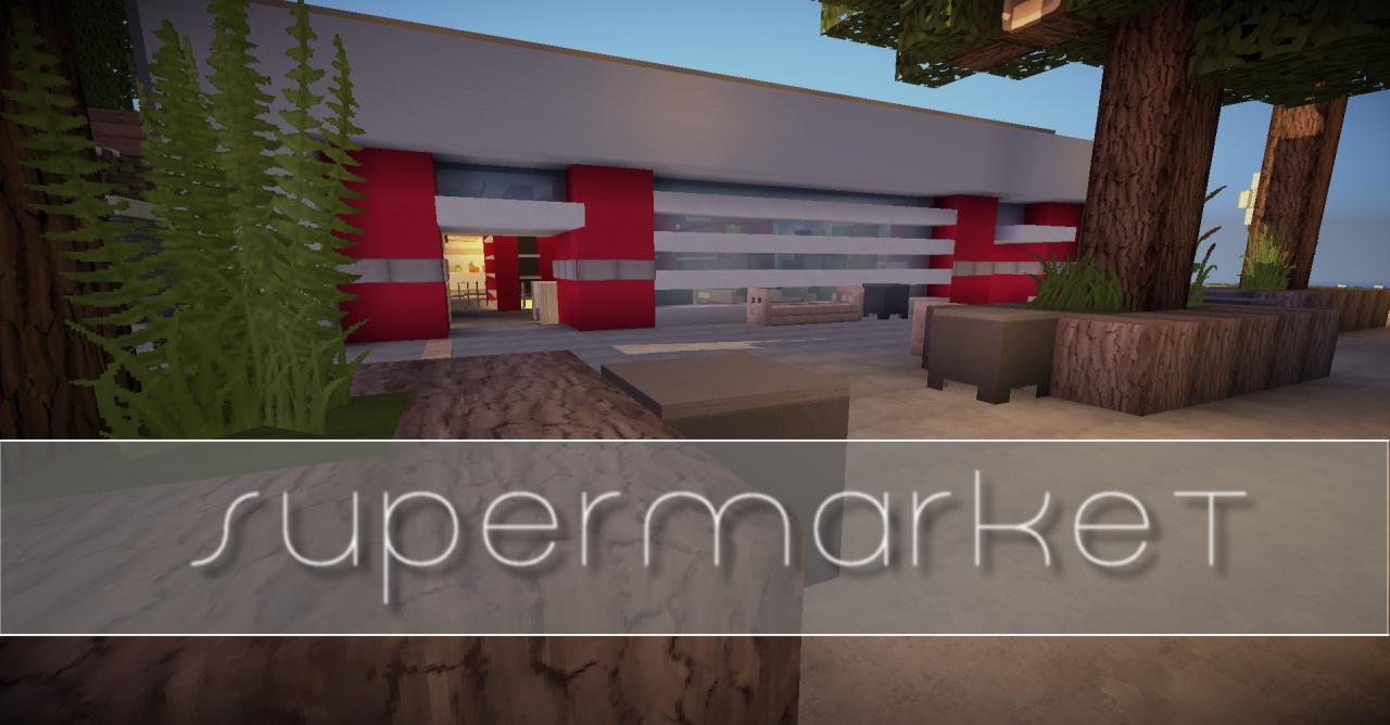 Modern Supermarket / Mini-market Minecraft Map
