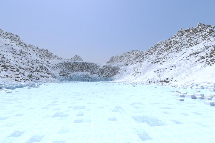 Custom Terrain - Glacial Valley Minecraft Map
