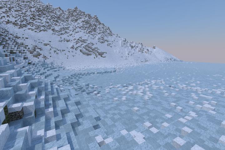 Custom Terrain - Glacial Valley Minecraft Map