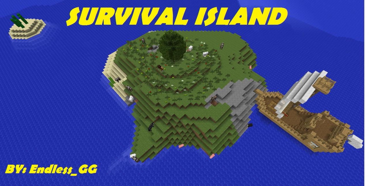Survival Island Minecraft Map