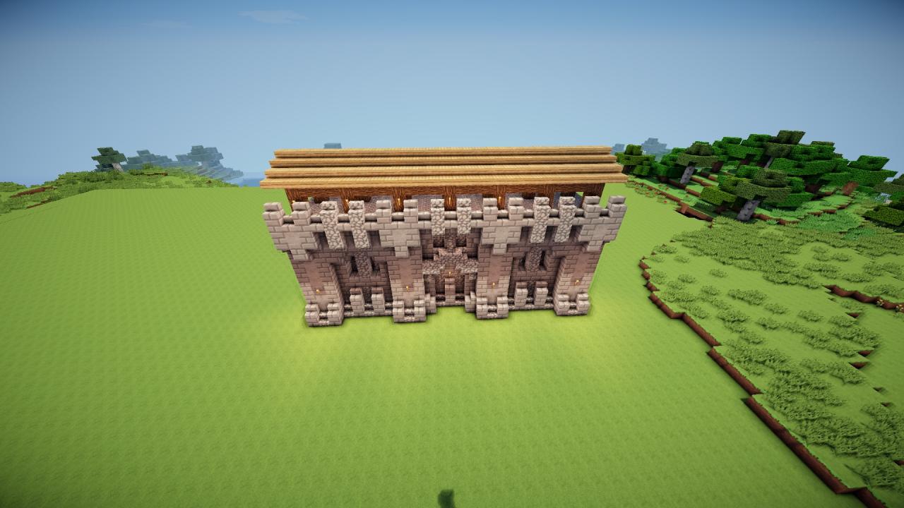 Medieval Wall Design Minecraft Map