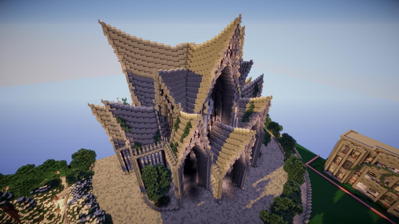 Spawn Building Minecraft Map