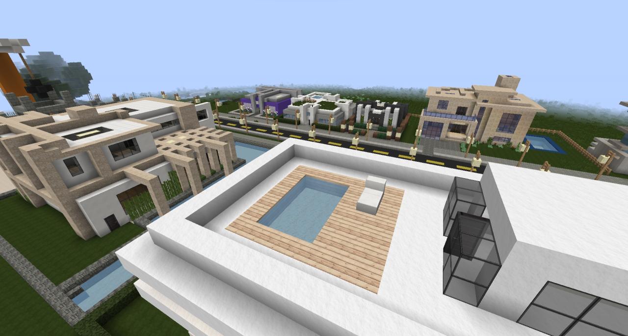 Minim Manor (Modern City Project) Minecraft Map