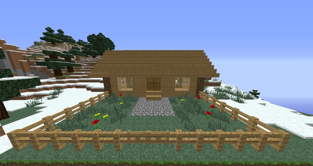 Simple Cabin Minecraft Map