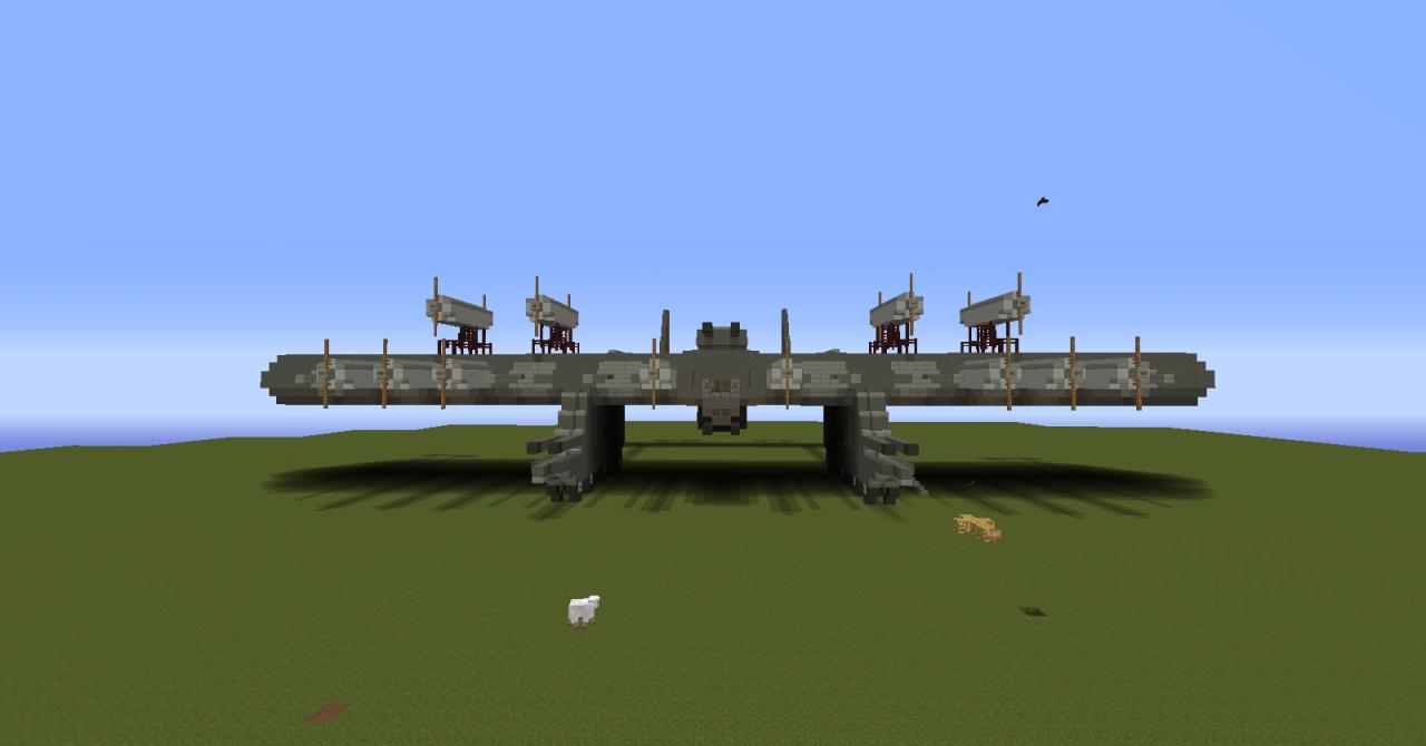 Russian Flying Fortress Minecraft Map