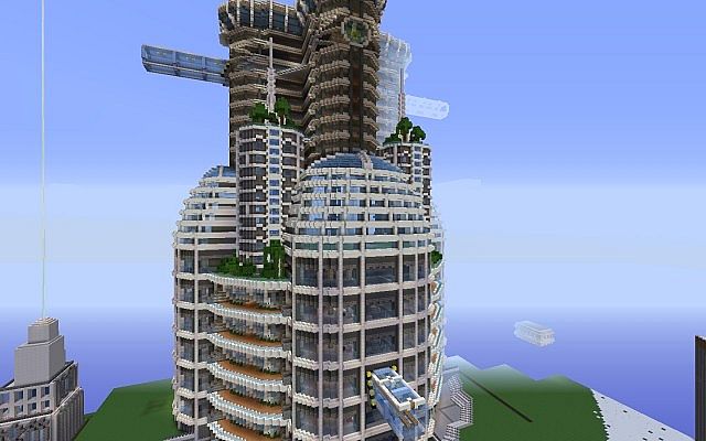 Sci-fi city Arwath Minecraft Map