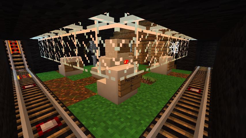 Moosh "The Darkened Mind", Haunted House Ride Minecraft Map